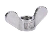 China M6 M10 Butterfly Nuts B8 B8M B8T Stainless Steel Edged Butterfly Wing Nut DIN314 for sale
