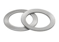 China M3 M4 M5 M6 M24 Dacromet Double Fold Self-Locking Washer DIN25201 for sale