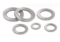 China M3 M4 M5 M6 M24 Dacromet Double Fold Self-Locking Washer DIN25201 for sale