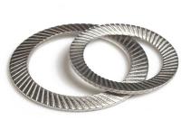 China M8 M10 SS316 316L A2 70 Stainless Steel Plain  Double Fold Self Locking Washer DIN 25201 for sale