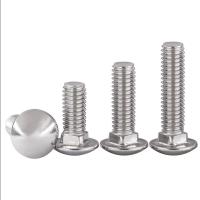 China Stainless Steel A2-70 A2-80 A4-70 A4-80 Round Head Carriage Bolts DIN603 for sale