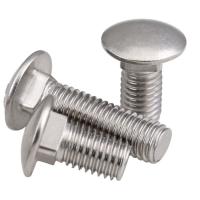 China Stainless Steel Coach Round Head Carriage Bolt l SS304 SS316 SS316L A2 A4 DIN603 for sale