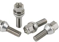 China M16 M18 Stainless Steel  Wheel LUG Ball collar bolts SS201 SS304 SS316 Plain Polished for sale