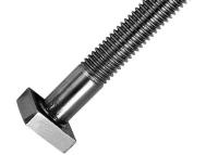 China Carbon Steel Clamp T Head Half Threaded Bolts Grade 4.8 12.9 ASTM A325 Black Oxide for sale