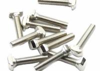 China Carbon Steel Clamp T Head Half Threaded Bolts Grade 4.8 12.9 ASTM A325 Black Oxide for sale