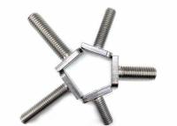 China Stainless Steel Clamp T Slot Columnar Head Half Threaded Bolt SS316 A2 70 A2-80 for sale