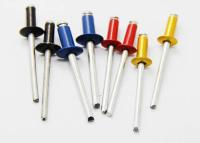 China 4.8mm Alloy Aluminum 5056 Blue Black Red Yellow Color Anodized Blind Rivets Pop Rivet for sale