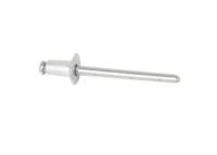 China OEM Aluminum 6061 Protruding  Big Round Flat Head Open End Blind Rivet DIN 7337 for sale