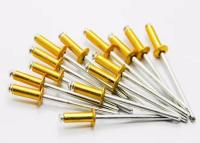 China 4.8mm Alloy Aluminum 5056 Blue Black Red Yellow Color Anodized Blind Rivets Pop Rivet for sale