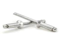 China ST 17-7 18-8 Stainless Steel SS304 A2-70  SS 316 Round Head Open End Blind Rivets DIN 7337 for sale