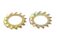 China Brass Bronze Copper Alloy H59 H62 Nickel Tin Plated Serrated Lock Washer With External Teeth for sale