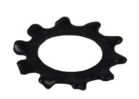 China Grade 4.8 8.8 Black Oxide Cadmium Plated Serrated Lock Washer With External Teeth DIN6798 for sale
