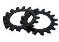 China Grade 4.8 8.8 Black Oxide Cadmium Plated Serrated Lock Washer With External Teeth DIN6798 for sale