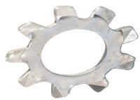 China 5mm Stainless Steel SUS AISI 316 316L  Plain Finish Serrated Lock Washer With External Teeth for sale