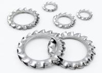China 304 316 316L Stainless Steel Plain Finish Serrated Lock Washer With External Teeth DIN6798 for sale