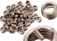 China Customized Anodizing plating Carbon  steel Wire Thread Insert  Stainless steel with plain finish for sale