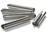 China Stainless Steel SUS201 Plain Polished Spring Type Straight Pins Roll Pins Light-Weight Type DIN7346 for sale