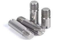 China M1 M20 Metric Imperial Aluminum AL 6061  Finished External Thread Round Dowel Parallel Pin for sale