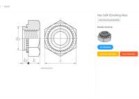China Metric 18-8 Stainless Steel INOX Self Clinching Nut SS SUS 304 316 316L A2 A4 70 80 for sale