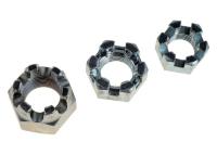 China M1.6 M2 M4 M5 18-8 Stainless Steel Slotted and Castle Nut SS304 Plain Polished Round for sale