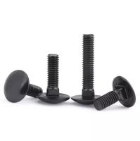 China Carbon Steel Black Galvanized Carriage Bolts ASTM A325 GR A B C ASTM A193 B7DIN603 for sale