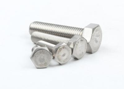 China Stainless Steel 904L Hex metal Bolts 1/4”-20 Electropolished Finish for Chemical Processing Applications for sale