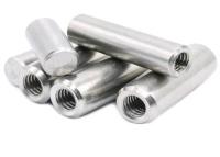 China 18-8 Stainless Steel INOX  SUS 304 Round Parallel Dowel Pin With Internal Thread DIN7979 for sale
