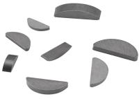 China Grade Class 4.8 8.8 10.9 12.9 Carbon Steel Heat Treatment A3 Alloy Steel Woodruff key DIN6888 for sale