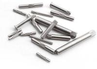 China Aluminum AL 6061 7075 Plain Finished External Thread Round Dowel Parallel Pin DIN427 for sale