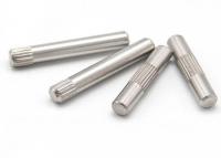 China Aluminum AL 6061 7075 Plain Finished External Thread Round Dowel Parallel Pin DIN427 for sale