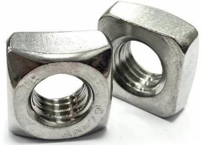 China M5 18-8 Stainless Steel SS304 SS316 Square Thin Nut Plain Polished DIN557 DIN562 for sale