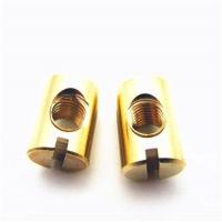 China Round Hammer Barrel Nuts Carbon Steel Grade 4.8 A325 Gr8.8 Color Yellow Galvanized for sale