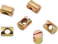 China Round Hammer Barrel Nuts Carbon Steel Grade 4.8 A325 Gr8.8 Color Yellow Galvanized for sale