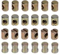 China Round Hammer Barrel Nuts Carbon Steel Grade 4.8 A325 Gr8.8 Color Yellow Galvanized for sale