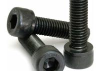 China Black Zinc Plated Galvanized Carbon Steel Full Threaded Hexagon Socket Cap Head Screw With Knurled DIN912 for sale