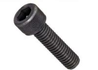 China Black Zinc Plated Galvanized Carbon Steel Full Threaded Hexagon Socket Cap Head Screw With Knurled DIN912 for sale