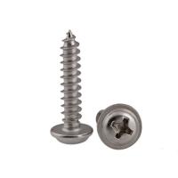 China M4 4.2 6.3 Tapping Screw Carbon Steel Galvanized Zinc Plated Q235 ASTM A325 for sale