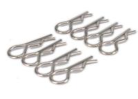 China 5mm 7mm 65MN Spring Alloy Steel Plain R Type Spring Cotter Lock Pin DIN11024 for sale