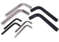 China 24mm 27mm Galvanized Steel B7 B7M Black Oxide Coating L Type Ball Head Hexagon Wrench DIN911 for sale