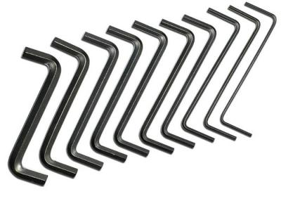 China High Quality 0.7mm-36mm Black Oxide Carbon Steel Hex Spanner Allen Hex Key Z-Type Hex Wrench for sale