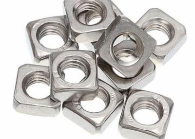 China 1/4 3/8 1/2 Aluminum 6063 7075 Square Nut With Single Chamfer Track Bolt Nut DIN557 for sale