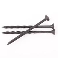 China 2.9 3.9mm Gal Steel  Phillips Drive Csk Flat Head Roofing Screw Black Oxide DIN7504 for sale
