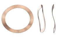 China M10 M12  Carbon Gal Steel  Yellow Blue White Zinc  Wave Curved Spring Lock Washer DIN128 for sale