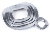 China M10 M12  Carbon Gal Steel  Yellow Blue White Zinc  Wave Curved Spring Lock Washer DIN128 for sale