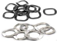 China 4mm 5mm 6mm Galvanized Steel B7 B7M White Black Zinc Plating Wave Spring Washer DIN137 for sale