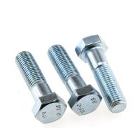 China M10 M12 M16 Galvanized Steel Hexagon Head Flange Bolt Nickel Plating Serrated DIN6921 for sale