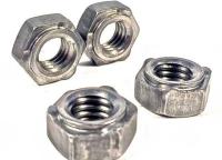 China M3 M4 M6 M8 M10 Weld Nut Stainless Steel SS304 Weld Hexagon Nut Electropolished for sale