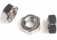 China M12 M14 Weld Nut Stainless Steel SS316 Weld Hexagon Nut Bright Finish custom coating for sale