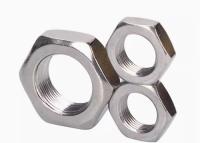 China M5 M6*1mm Left Thread Hex Nut Pitch SUS316L SUS304 SUS316 Stainless Steel DIN 934 for sale