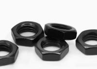 China Steel ASTM SCM435  Thread Hexagon Hex Nut  Black Oxide UNC UNF Grade 8.8 12.9 DIN 6330 for sale